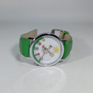 Akteo | Accessories | Rare Story Box Akteo Gardner Watch Green Leather ...